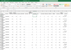 How to load weather forecast data as a Microsoft Excel XLSX file | Visual Crossing