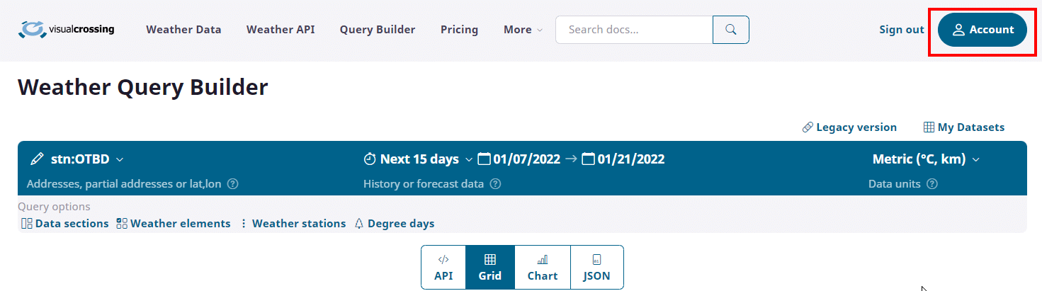 How to manage Visual Crossing Weather Data Subscriptions – Visual Crossing
